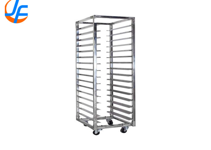 RK Bakeware China 15 Trays Stainless Steel Baking Tray Trolley Buffet ...