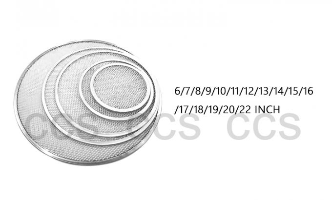 13 inch round mesh perforated pizza tray aluminum pizza screen pizza ...