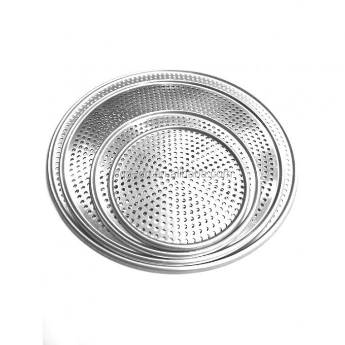 18 Inch Perforated Round Aluminum Pizza Pan Punched Pizza Tray Baking ...