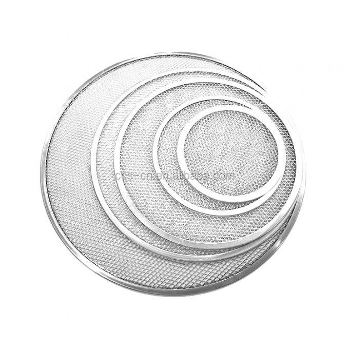 13 inch round mesh perforated pizza tray aluminum pizza screen pizza ...